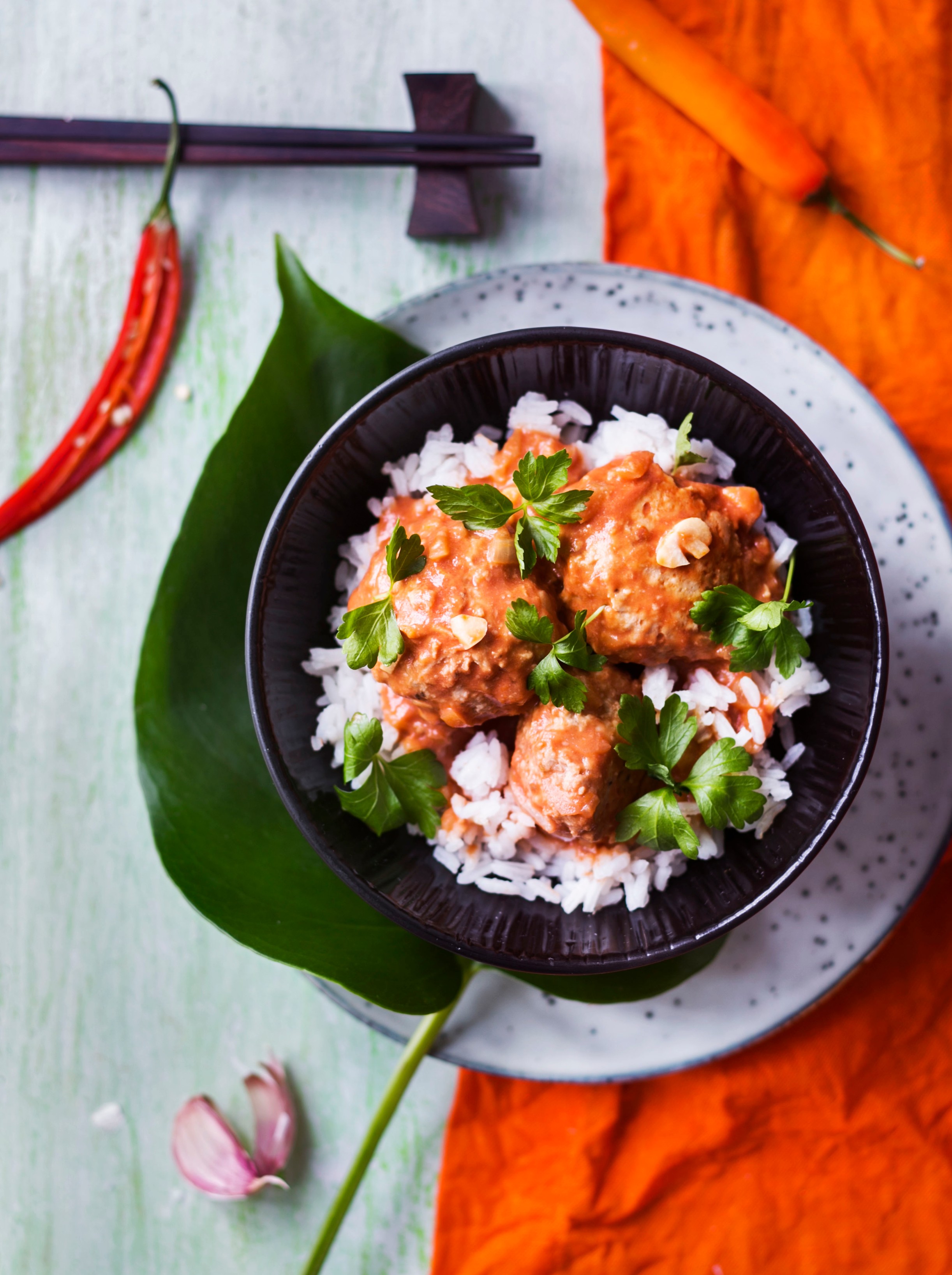 Itämaiset kalkkunapullat - Länsi-Kalkkuna